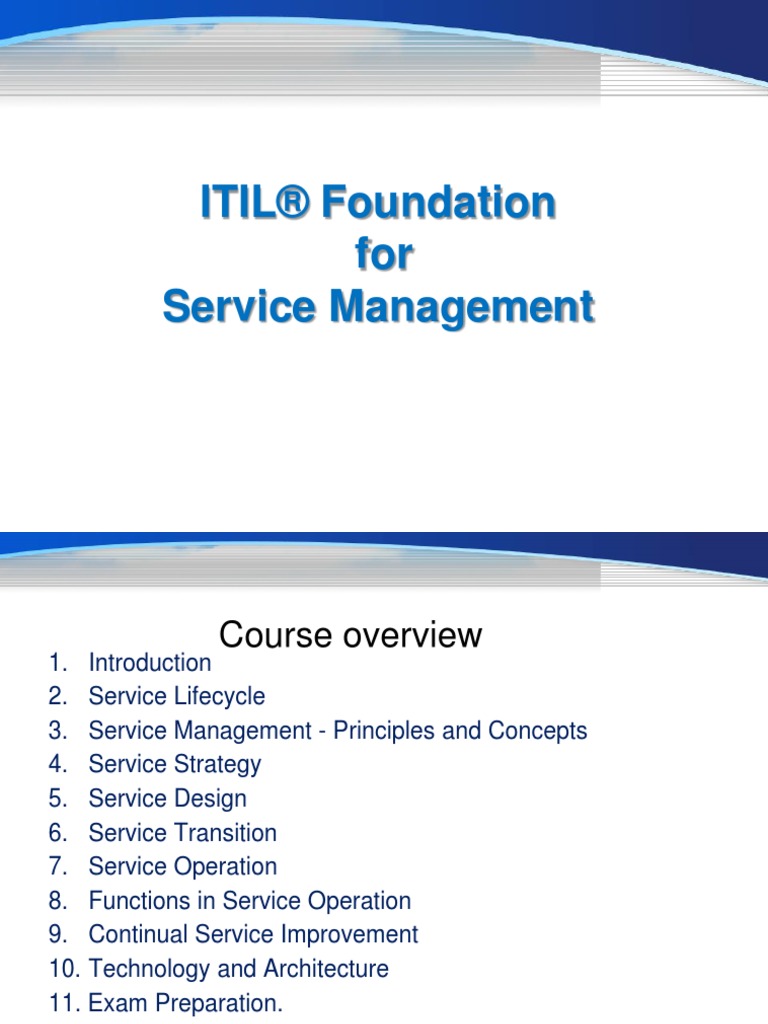ITIL - Foundation New | Download Free PDF | Itil | Information Security