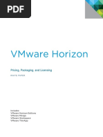 Omnissa Horizon Pricing Packaging WP | PDF | Desktop Virtualization | Cloud Computing