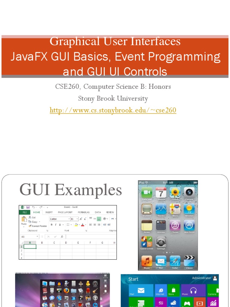 L14-16 JavaFX | PDF | Class (Computer Programming) | Anonymous Function
