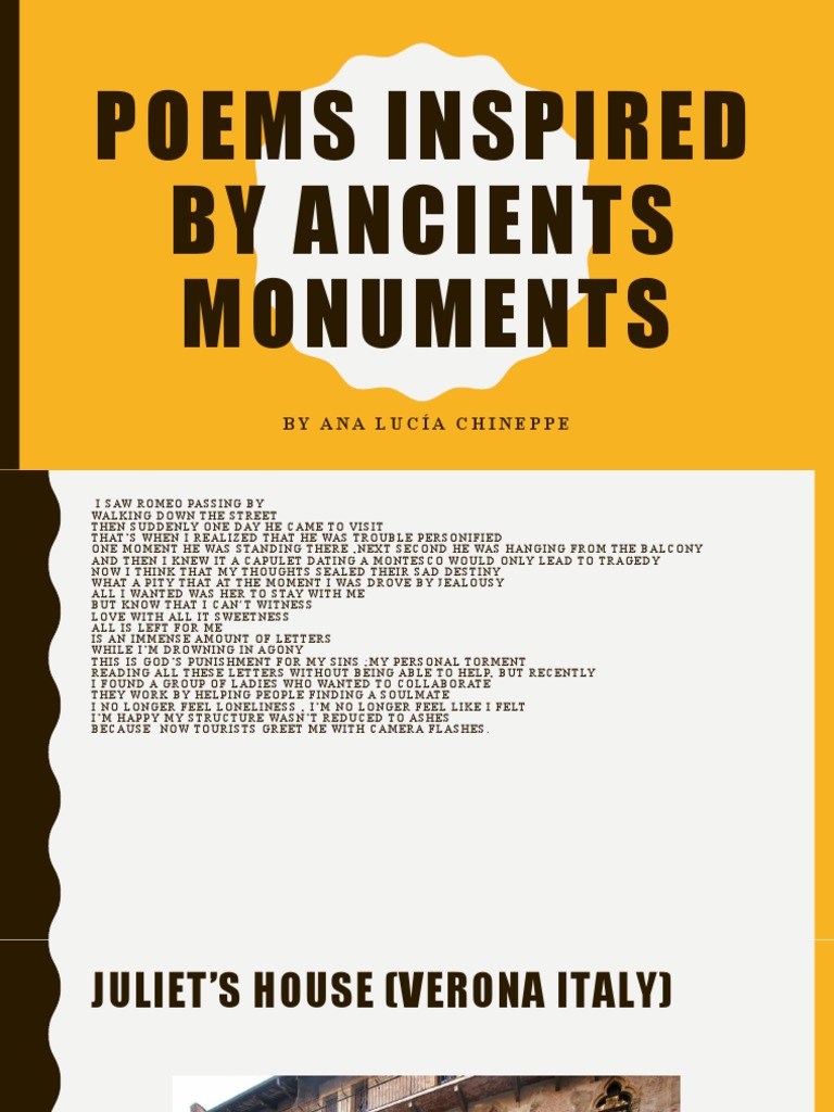 Poems Inspired by Ancients Monuments | PDF | Religious Belief And ...