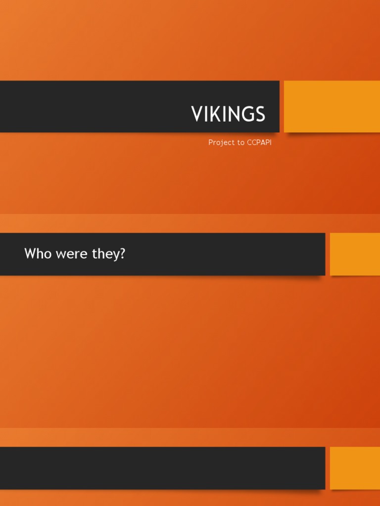 VIKINGS Powerpoint | PDF