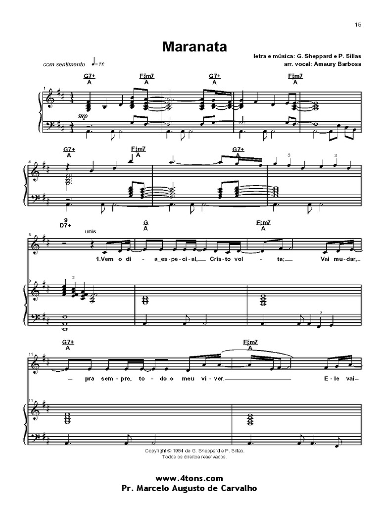 Maranata - Partitura PDF | PDF
