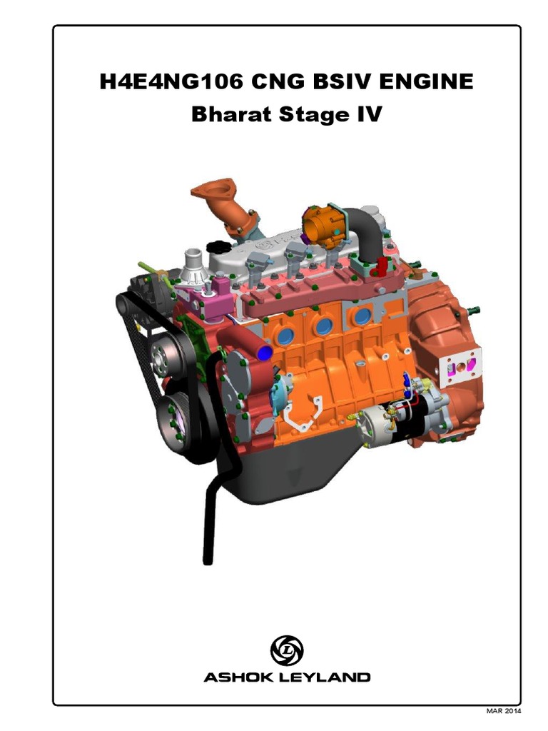 H4 CNG Engine Manual | PDF | Piston | Vehicle Technology