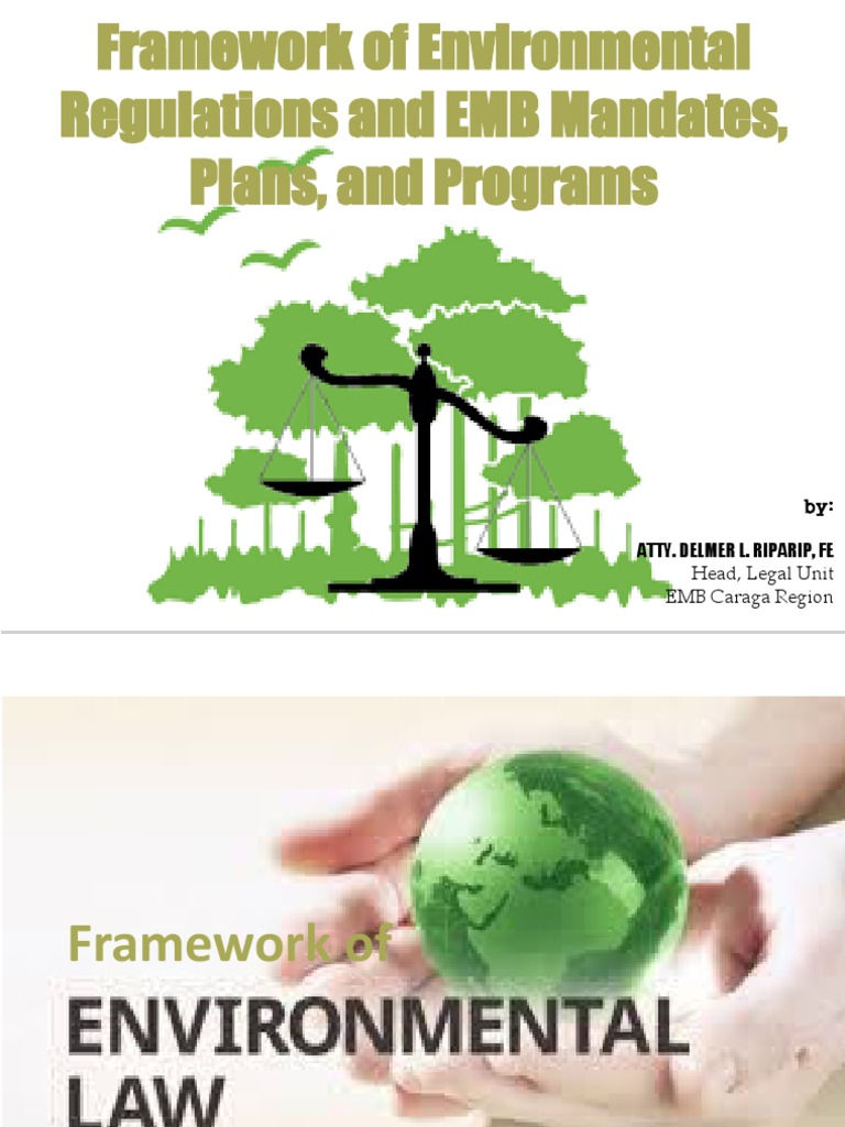 EMB Mandates and Environmental Framework | PDF | Clean Water Act | Treaty