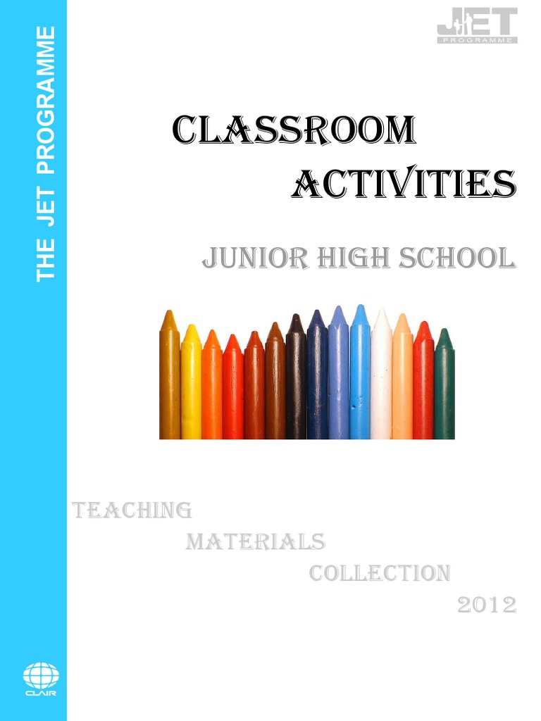Classroom Activities: Junior High School | PDF | Question | Kanji