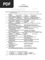 Midterm ExamINATION in COMPUTER sYSTEMS sERVICING g11 | PDF | Disk Storage | Random Access Memory