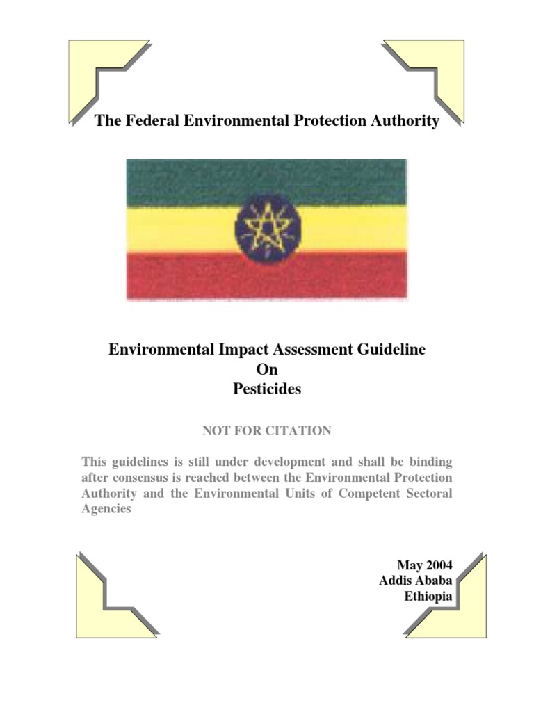 The Federal Environmental Protection Authority: May 2004 Addis Ababa ...