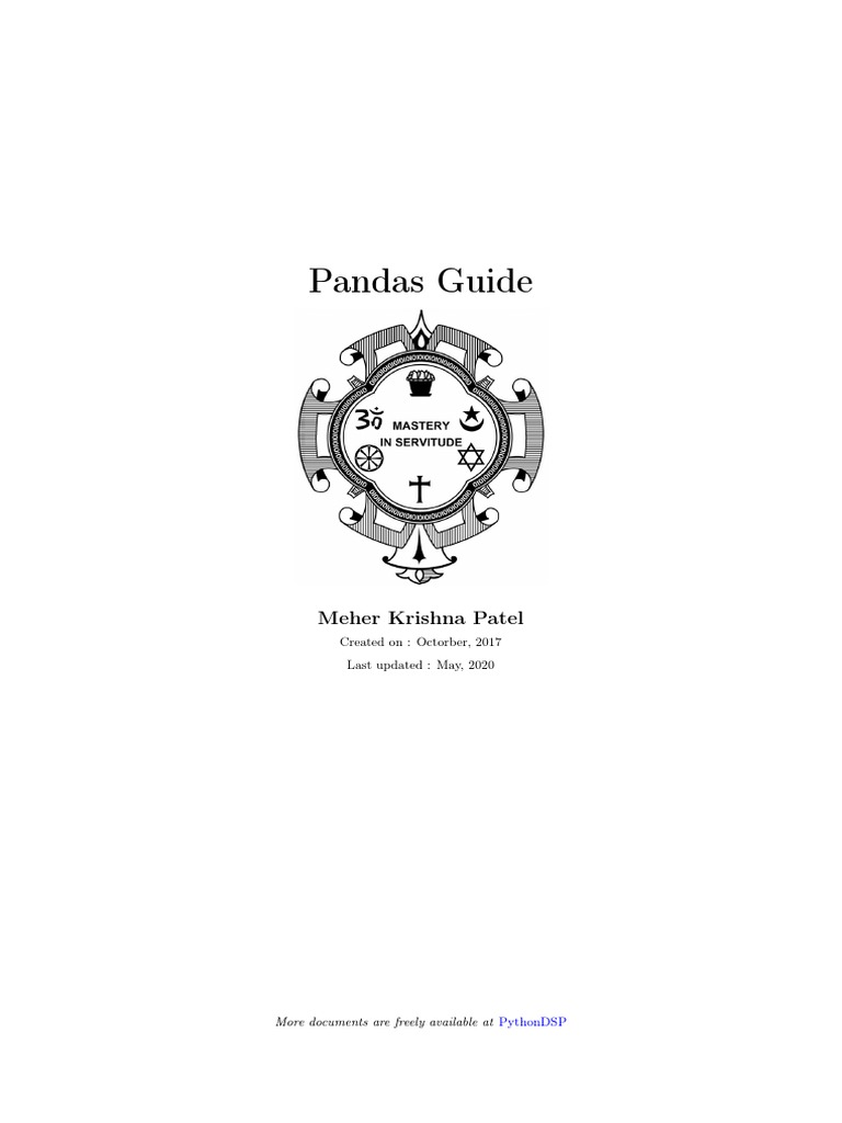 Pandas Data Processing Guide | PDF | Boolean Data Type | Comma ...