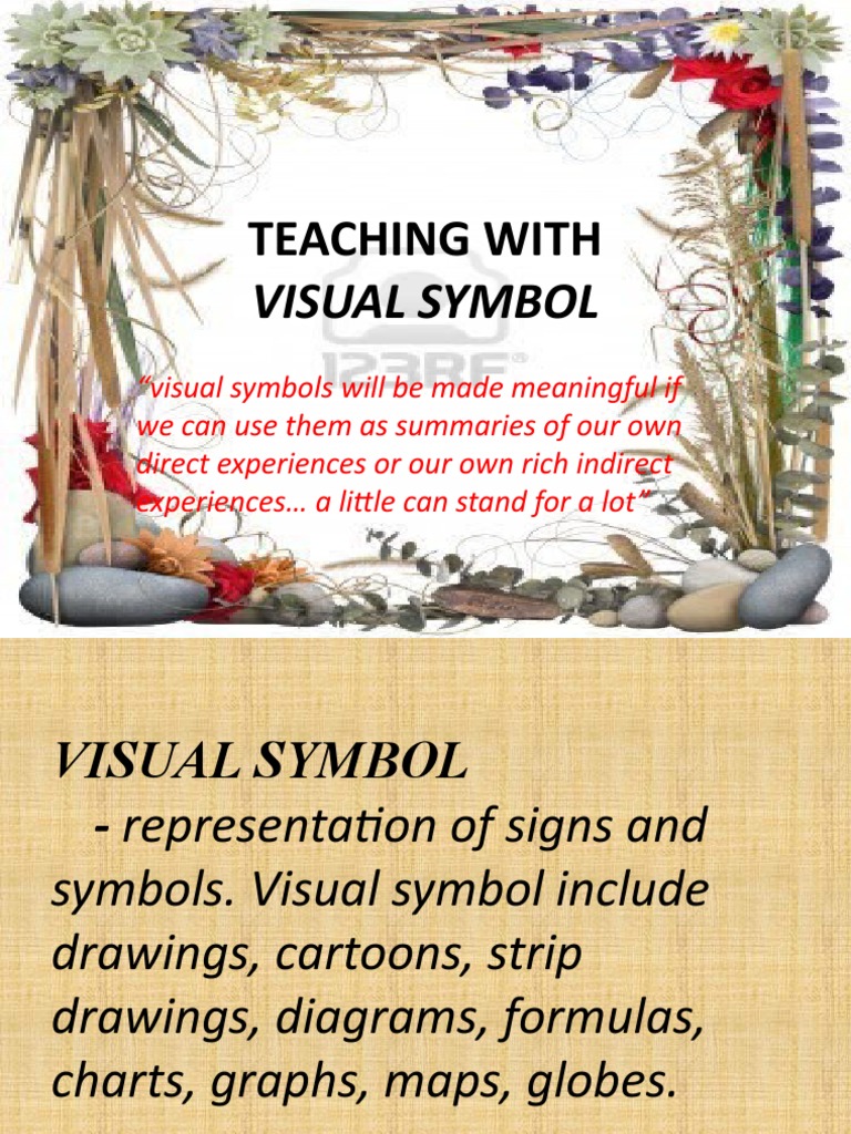 Teaching with Visual Symbols | PDF | Chart | Map