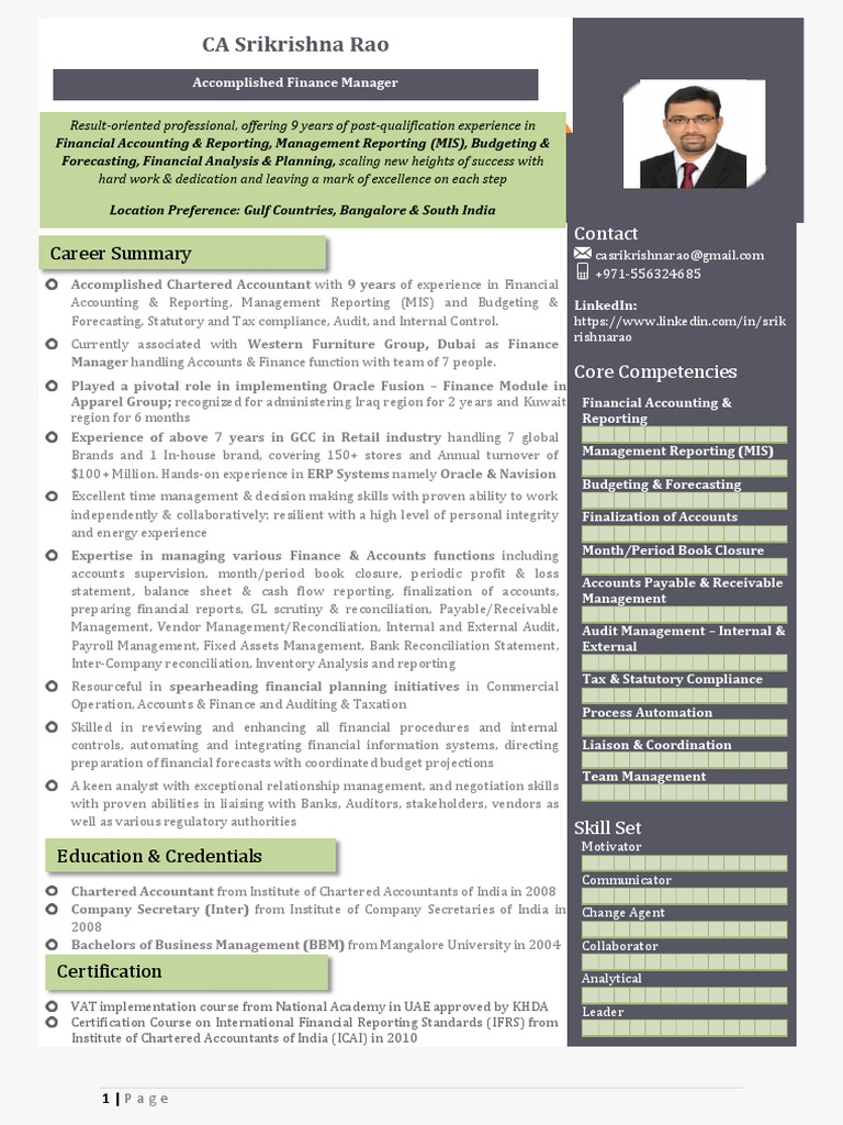Aca Resume | PDF | Internal Control | Audit