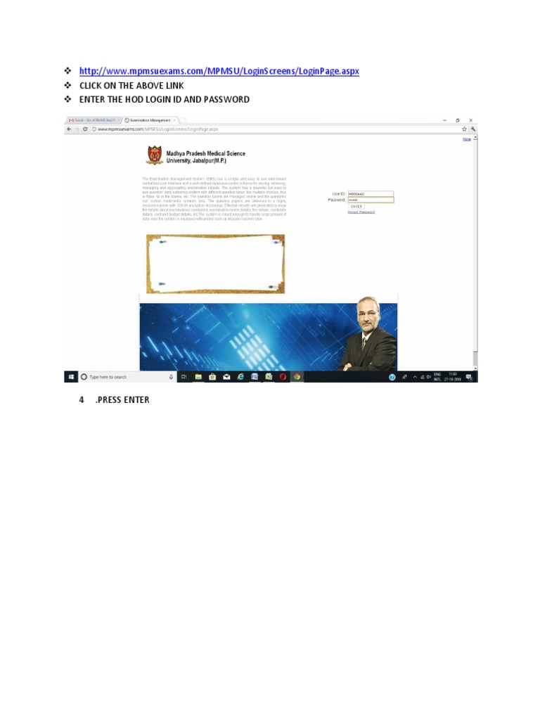 Online Manual of Marks Entry | PDF