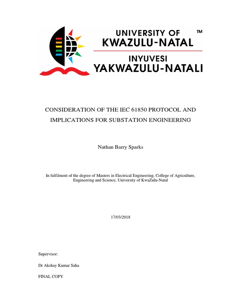 Application of Modbus RTU DNP3 and IEC 61850 in Substation Protection ...