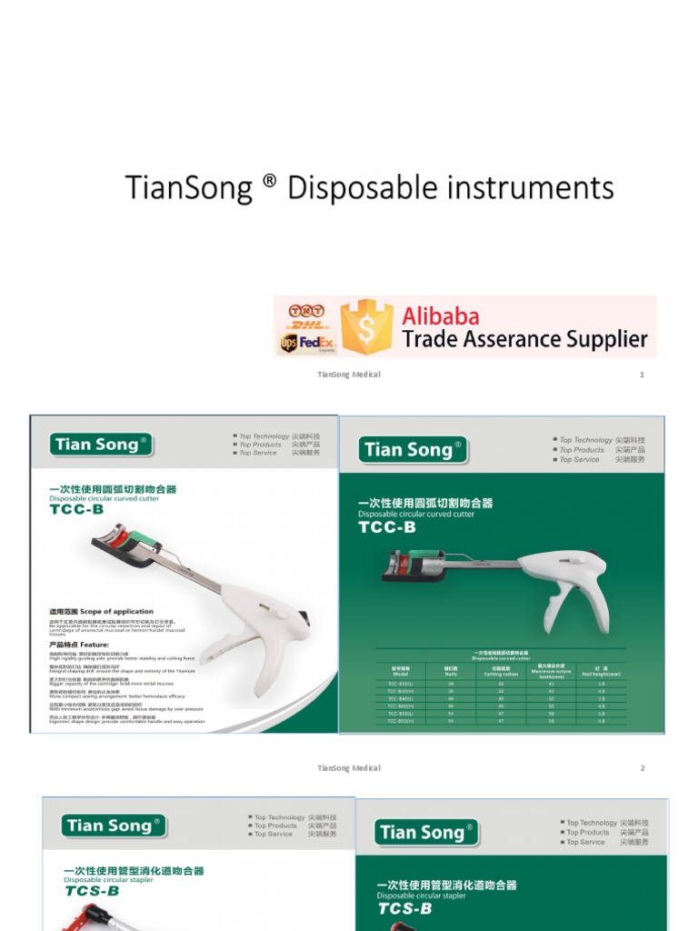 Disposable Instruments | PDF