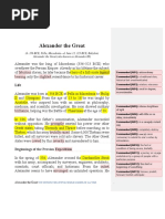 Alexander The Great: Hero or Villain? | PDF | Alexander The Great | Hero