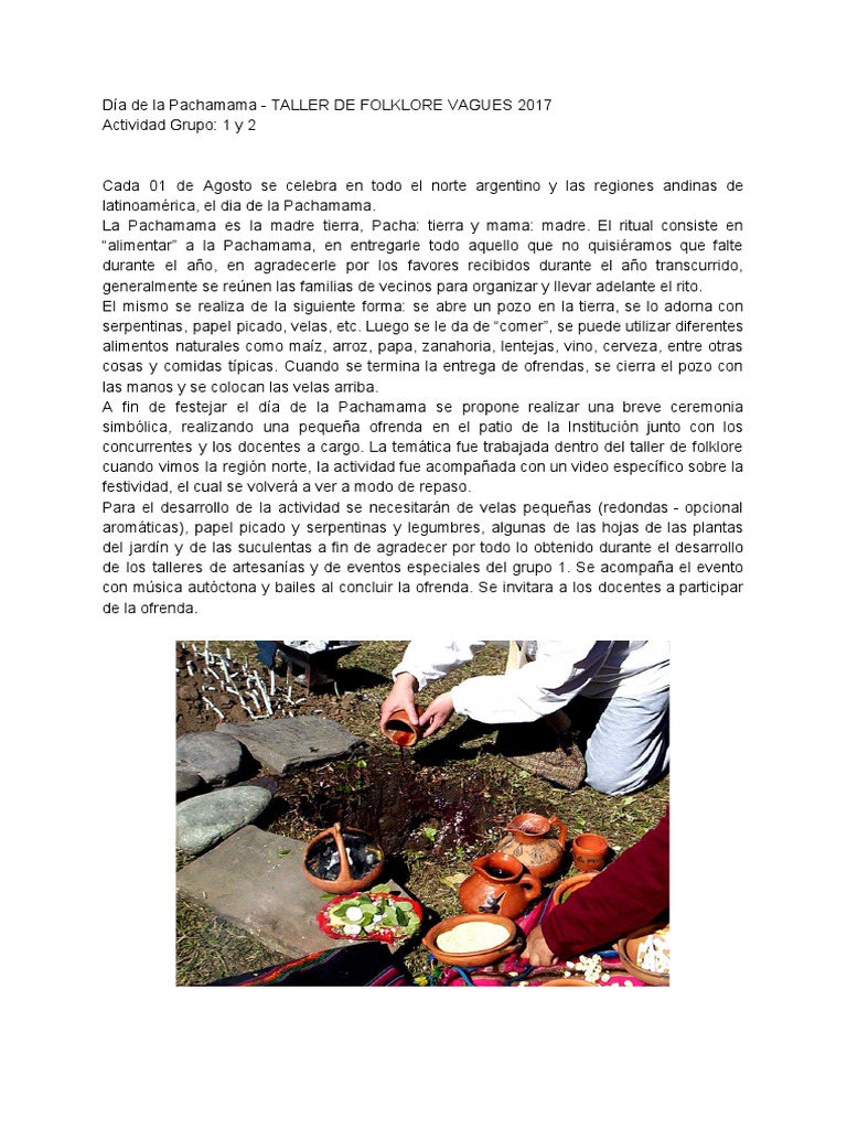 Día de La Pachamama | PDF