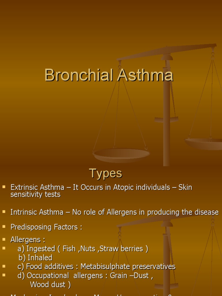 Bronchial Asthma | PDF | Asthma | Medical Treatments