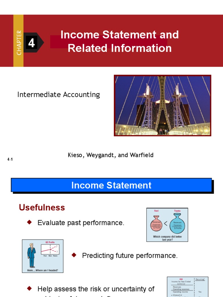 Income Statement and Related Information: Intermediate Accounting | PDF ...
