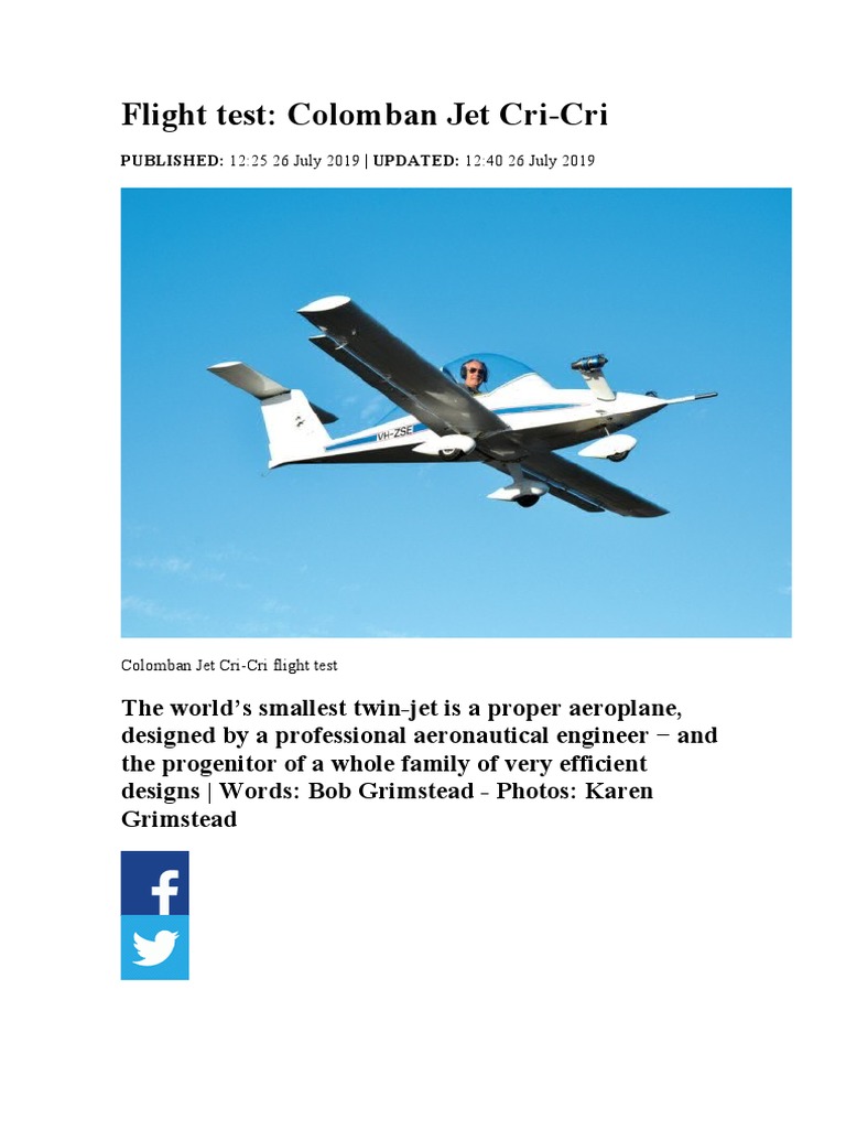 Flight Test | PDF | Jet Engine | Flap (Aeronautics)