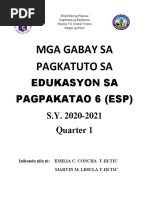 Melc-Based Grade 6 DLL Quarter 1 Week 6 | PDF