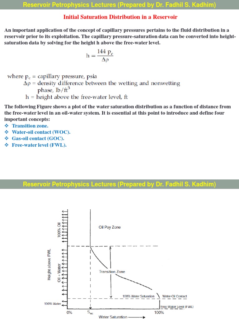 Petrophysics Resivoir 5-6 | PDF | Porosity | Petroleum Reservoir