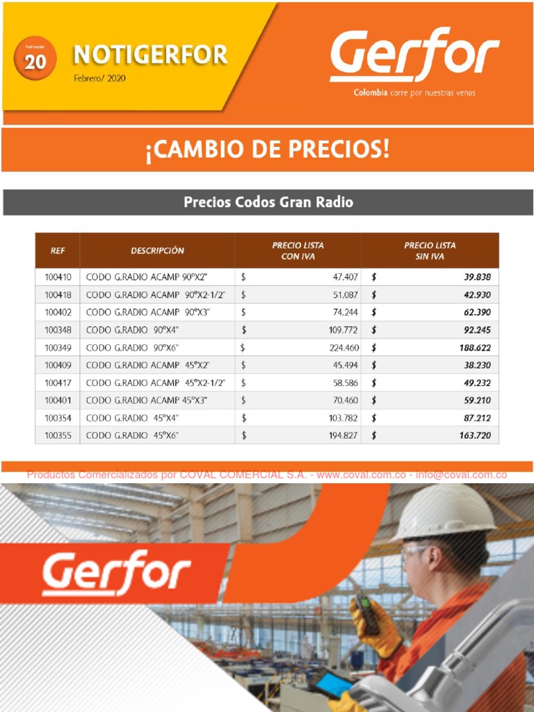 Gerfor 2020 | PDF | Electrodoméstico | Tubería (transporte de fluidos)