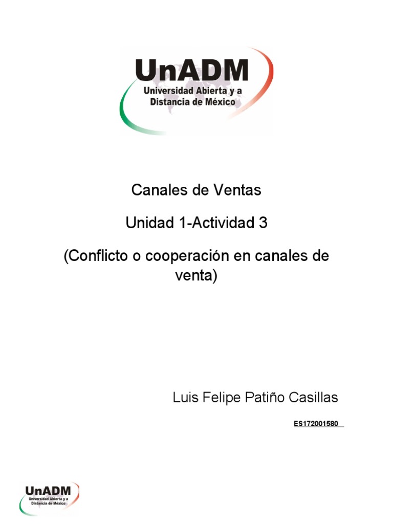 Gcav U1 A3 Lupc | PDF | Cooperación | Producto (Negocio)