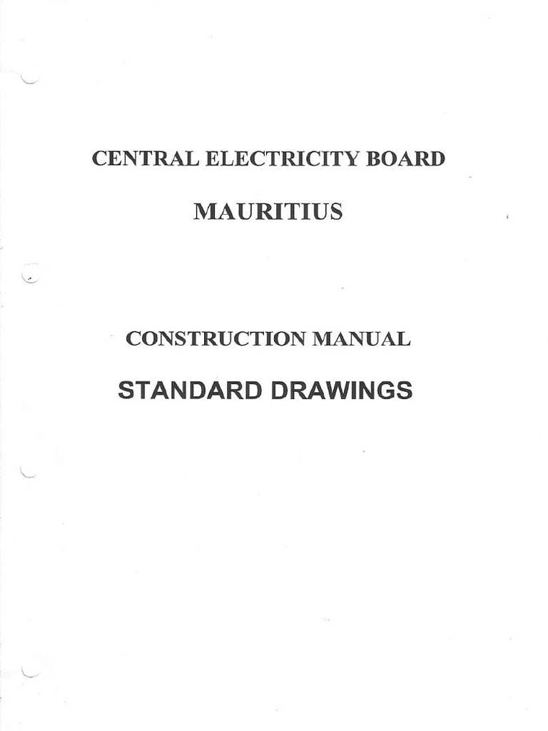 Construction Manual Standard Drawings PDF | PDF