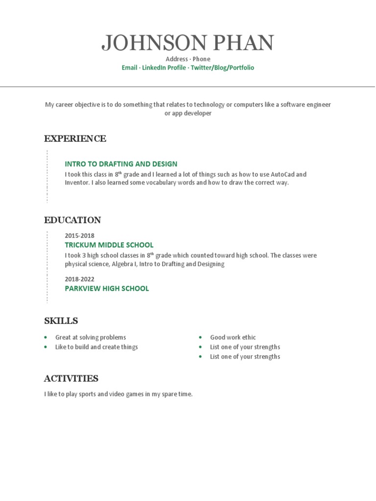 Johnson Phan Resume | PDF