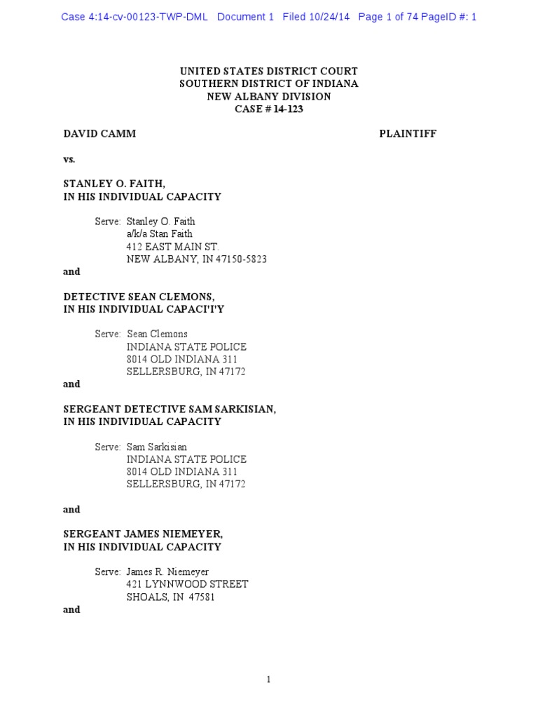 David Camm Murder Case Overview | PDF | Criminology | Public Law