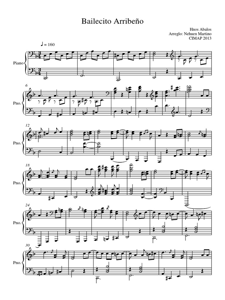 Bailecito Arribeno PDF | PDF