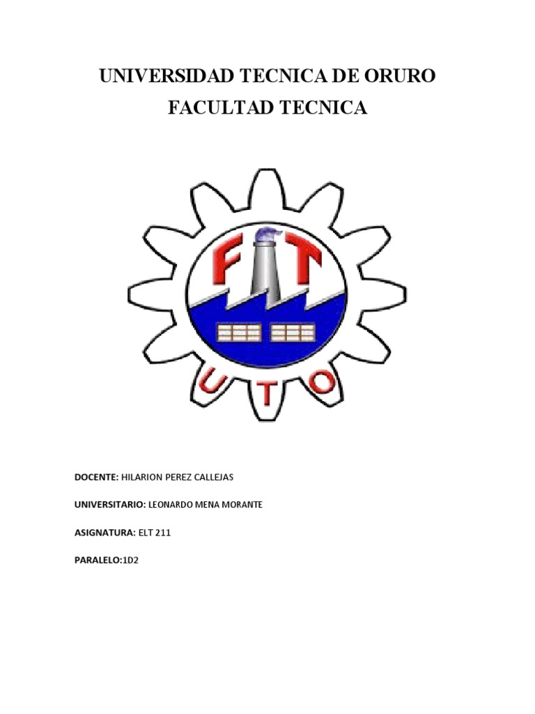 Universidad Tecnica de Oruro | PDF