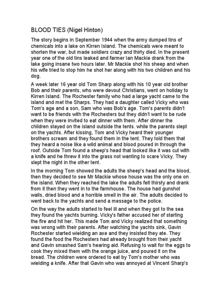 BLOOD TIES (Nigel Hinton) | PDF