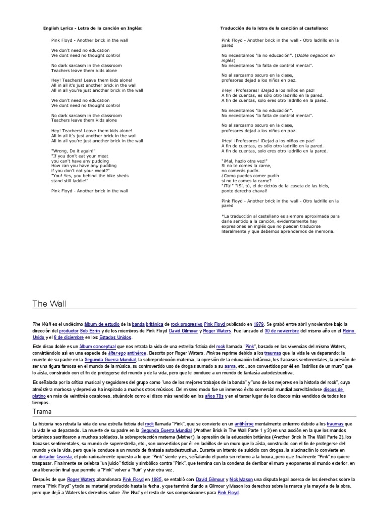 Canciones de Presente Simple y Ejercicios | PDF