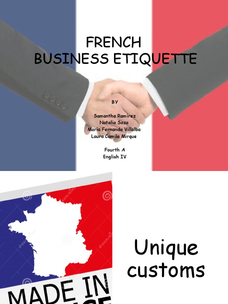 French Business Etiquette | PDF