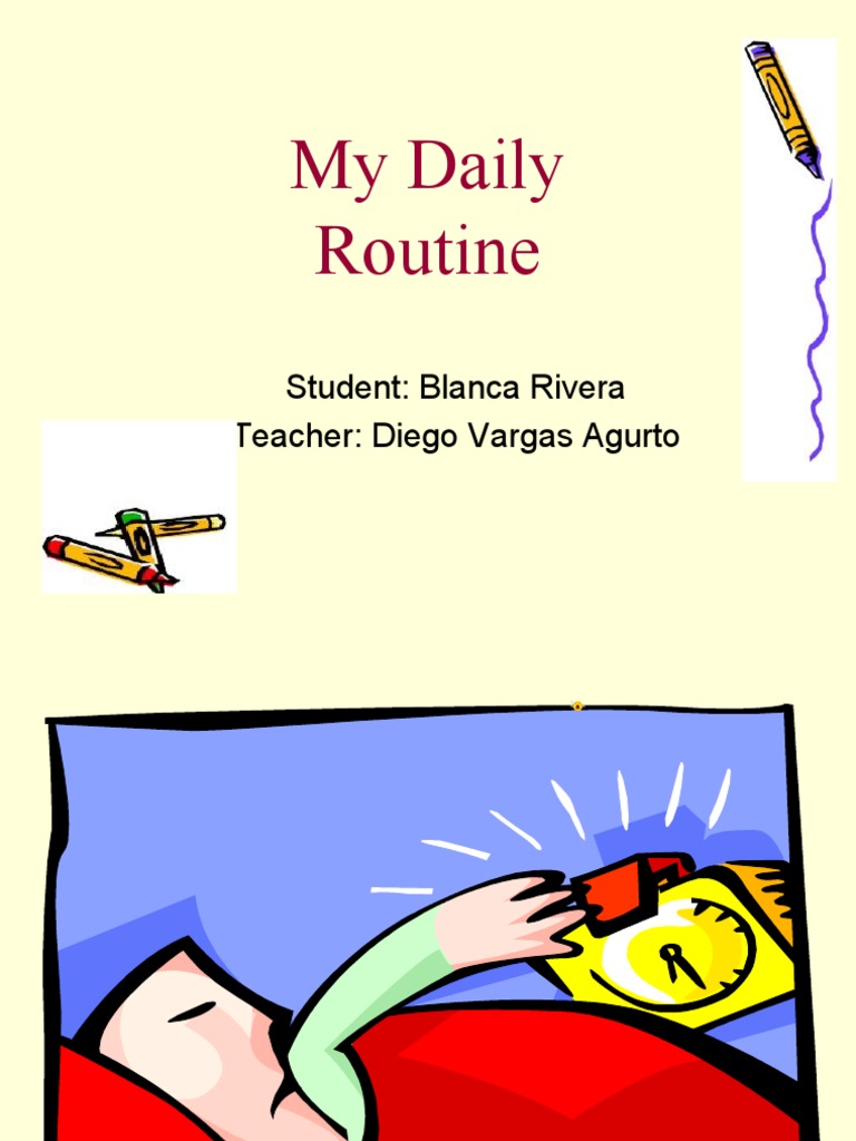 Project My Daily Routine | PDF