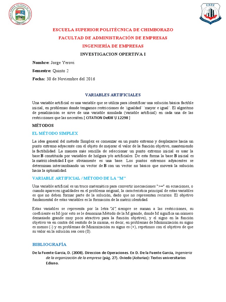 Variables Artificiales | PDF