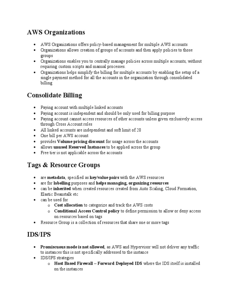 AWS Cheat Sheet | PDF | Disaster Recovery | Network Architecture
