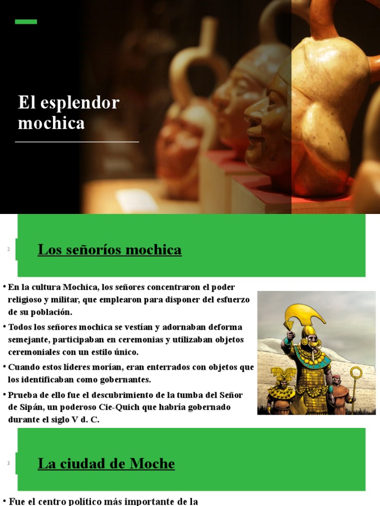 CC SS 1° - LECCIÓN 14 - El Esplendor Mochica | PDF | Cultura (general ...