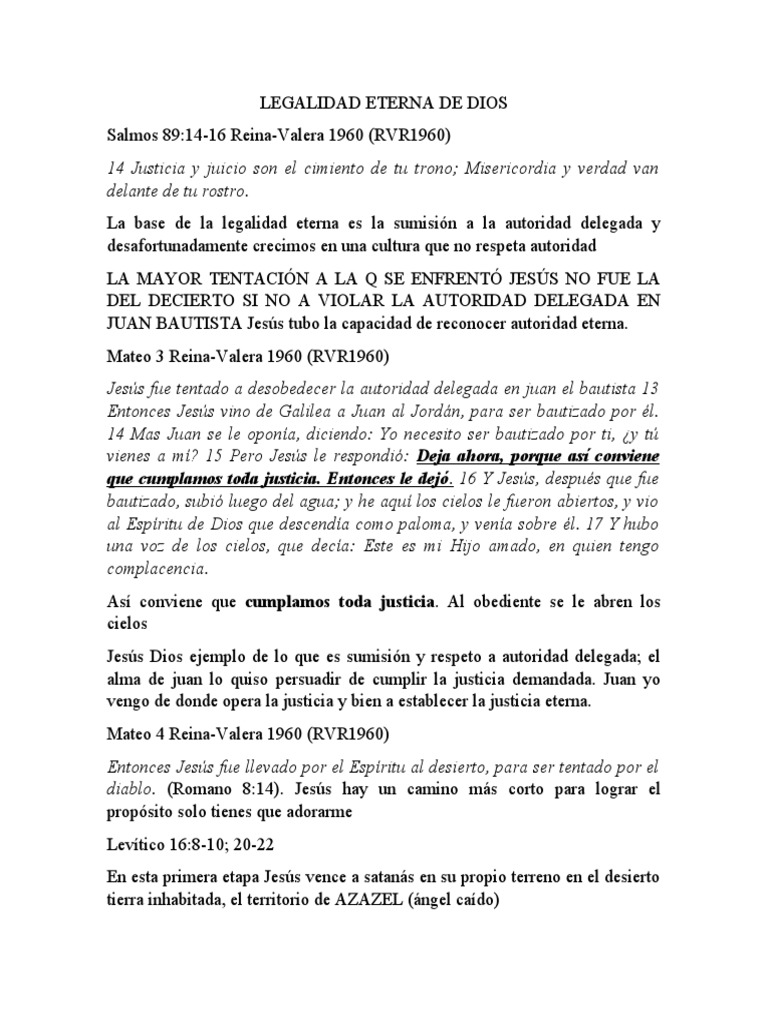 Legalidad Eterna | PDF | Juan el Bautista | Cristianismo