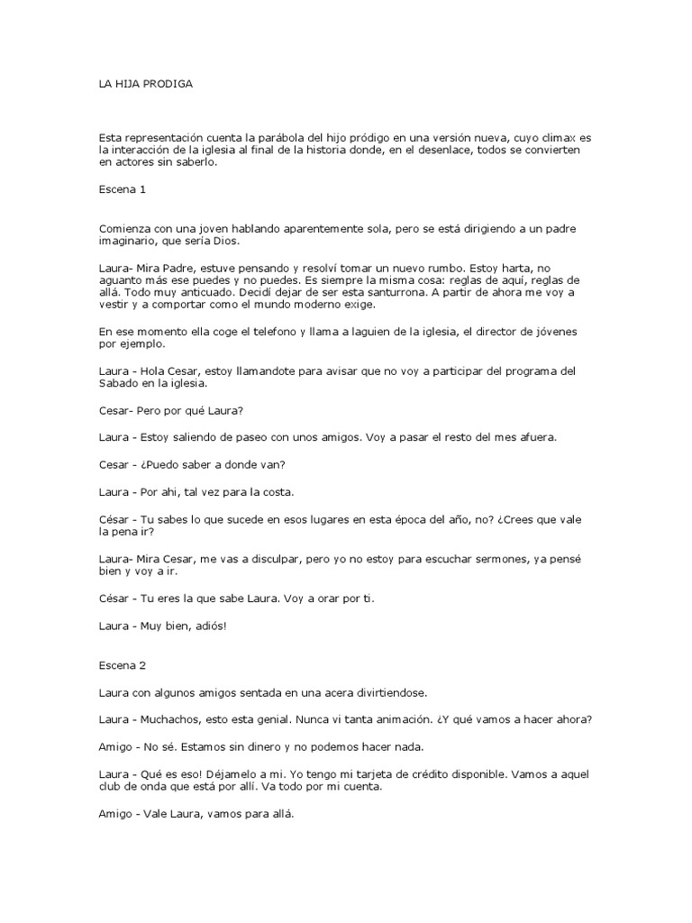 La Hija Prodiga | PDF