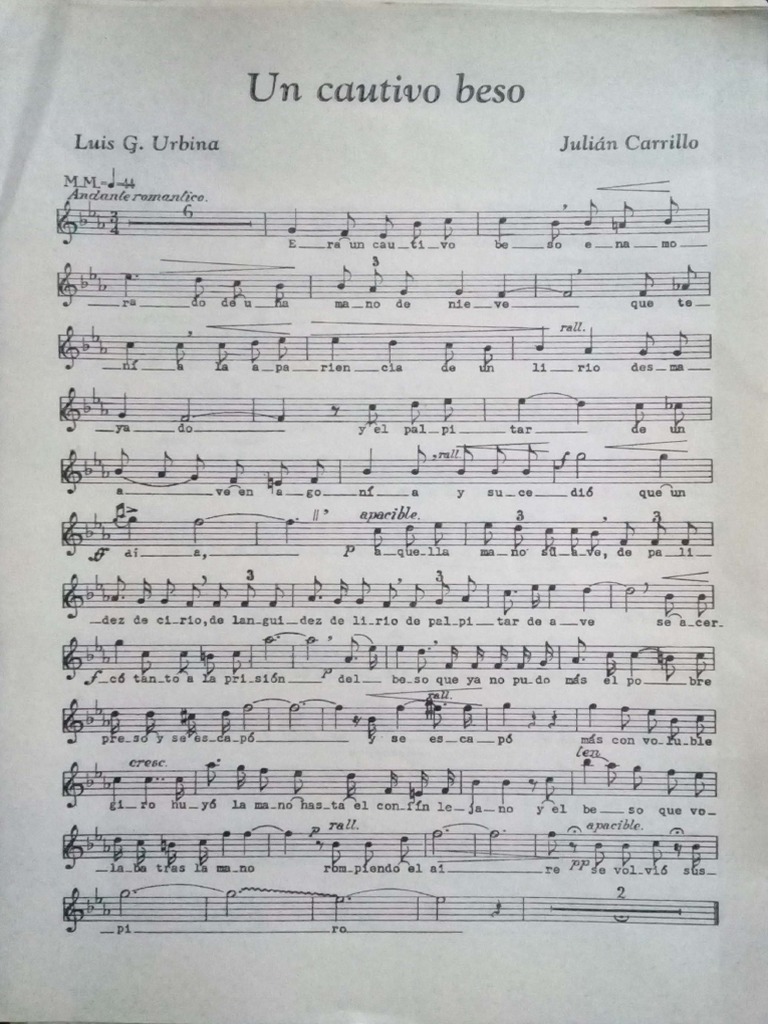 Partituras Carrillo 1 | PDF