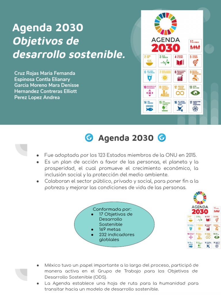 La Agenda 2030 En México Objetivos Y Desafíos Para El Desarrollo