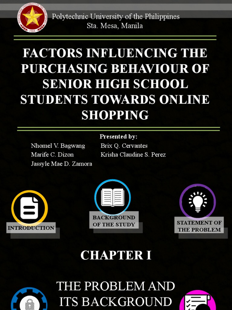 Factors Influencing The Purchasing Behaviour of Senior High School ...