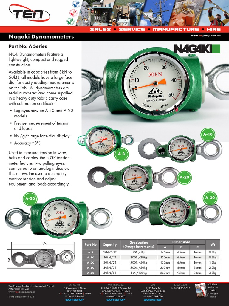 TEN Group - NGK Dynamometers | PDF | Measuring Instrument | Electrical Engineering