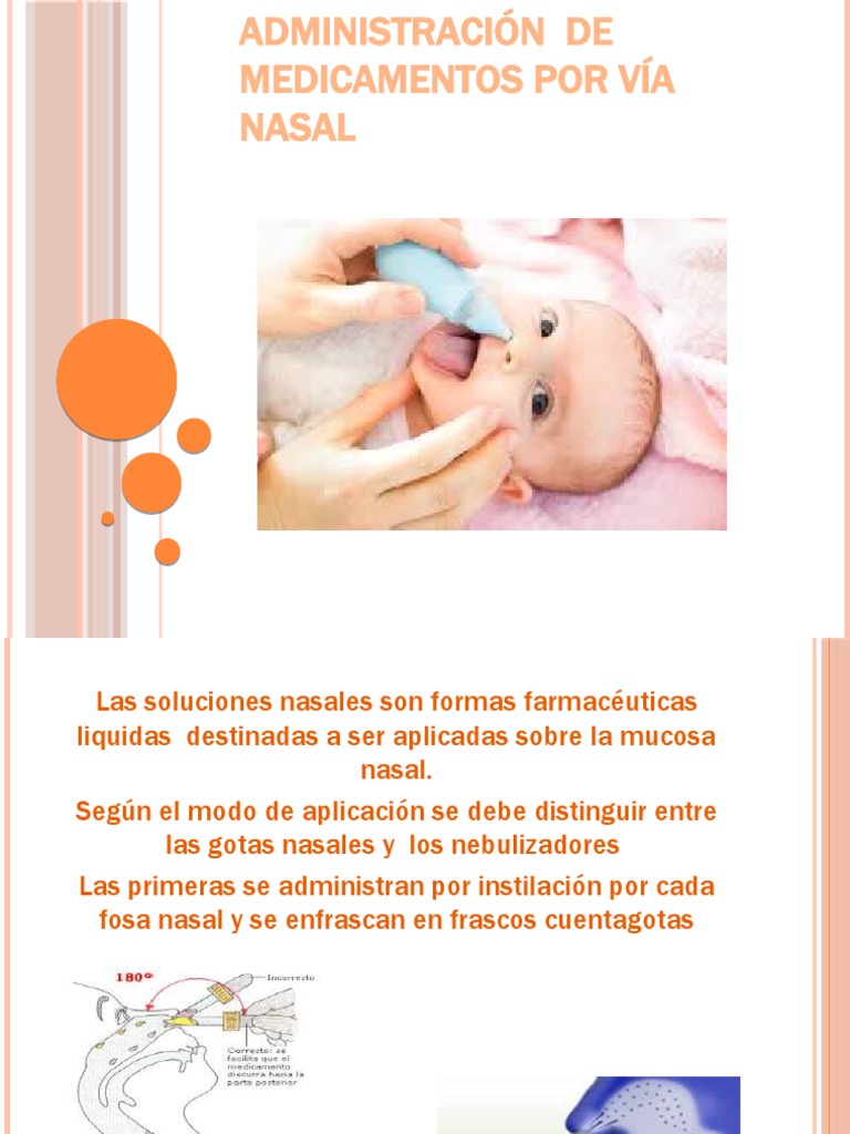 Administración de Medicamentos Por Vía Nasal | PDF
