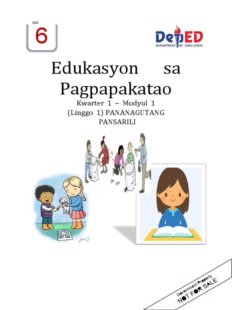 EsP 6 Quarter 1 MODULE 1 (Edited) | PDF
