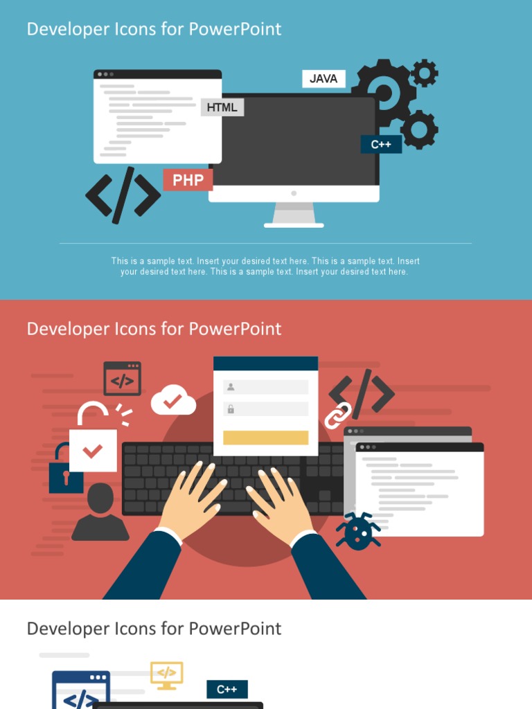 FF0215 01 Free Web Developer Icons For Powerpoint 16x9 | PDF