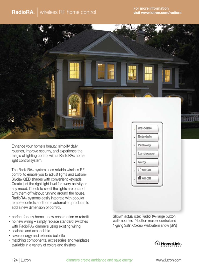 RadioRA PDF | PDF | Wireless | Electrical Engineering