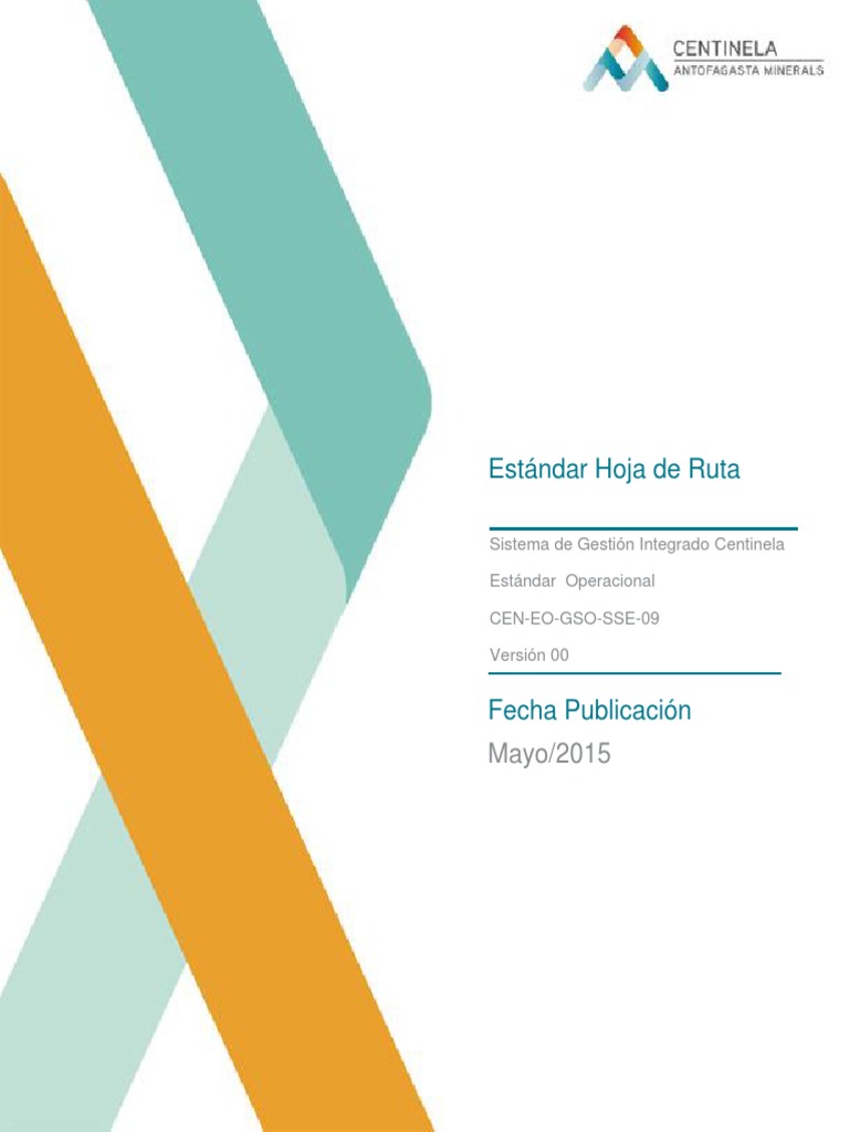 Cen-Eo-Gso-Sse-09 Estandar Hoja de Ruta | PDF | Transporte | Business