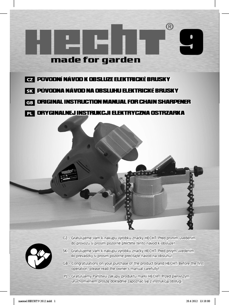 Manual Hecht 9 | PDF